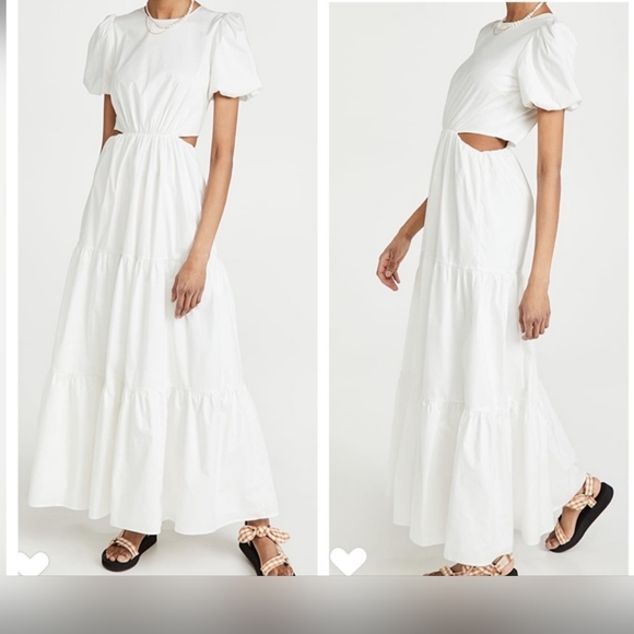 Wayf | Dresses | Wayf Plaza Cut Out Tiered Maxi Dress | Poshmark